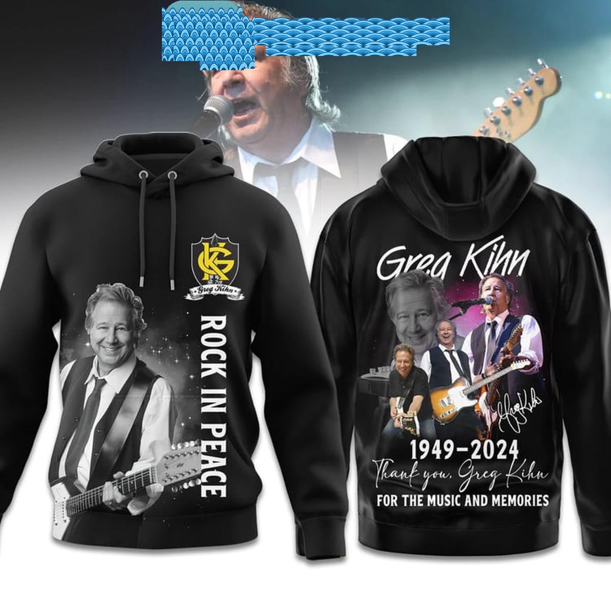 Grea Kihn 1949-2024 Thank You For The Music And Memories Hoodie T-Shirt ...