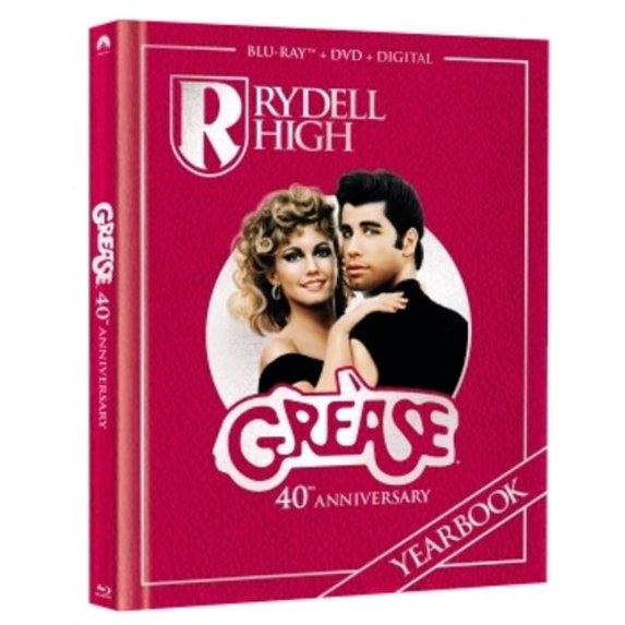 Grease (40th Anniversary Edition) (Blu-ray + DVD + Digital Copy ...