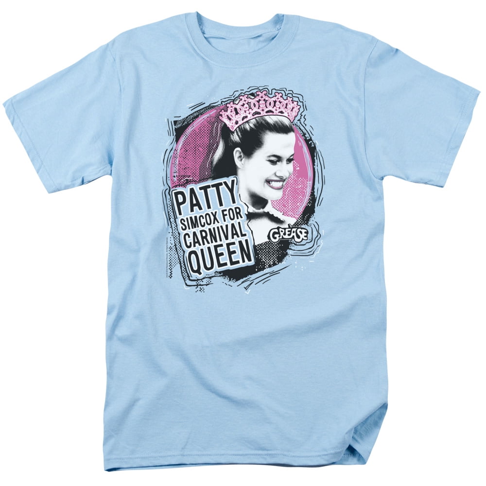 Grease Carnival Queen Mens Short Sleeve Shirt (Light Blue, ) - Walmart.com