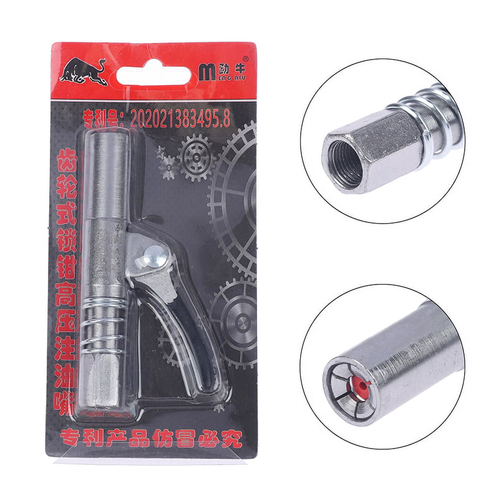Grease Coupler Heavy-Duty Quick Release Grease Gun Coupler NPTI/8 ...
