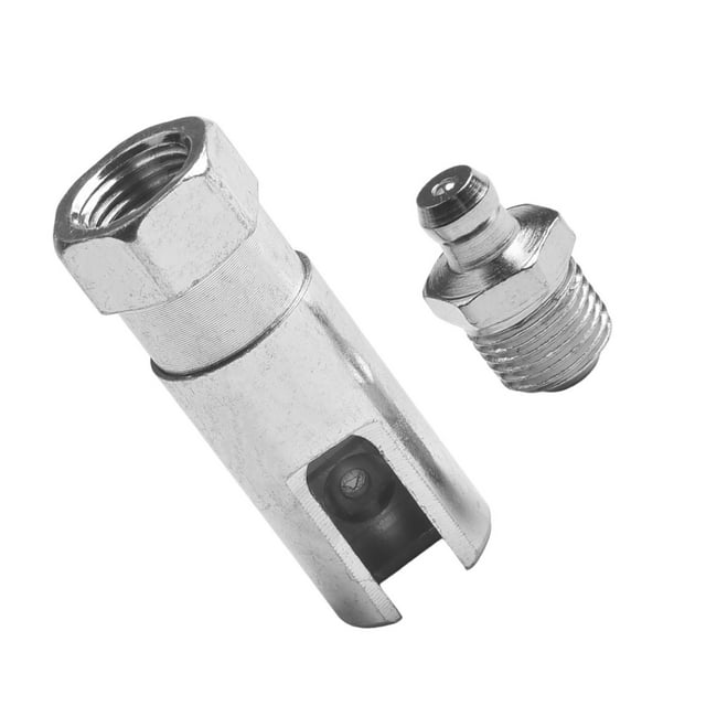 Grease Coupler Right Angle 90 Degree Push-Fit Slotted Grease Fitting ...