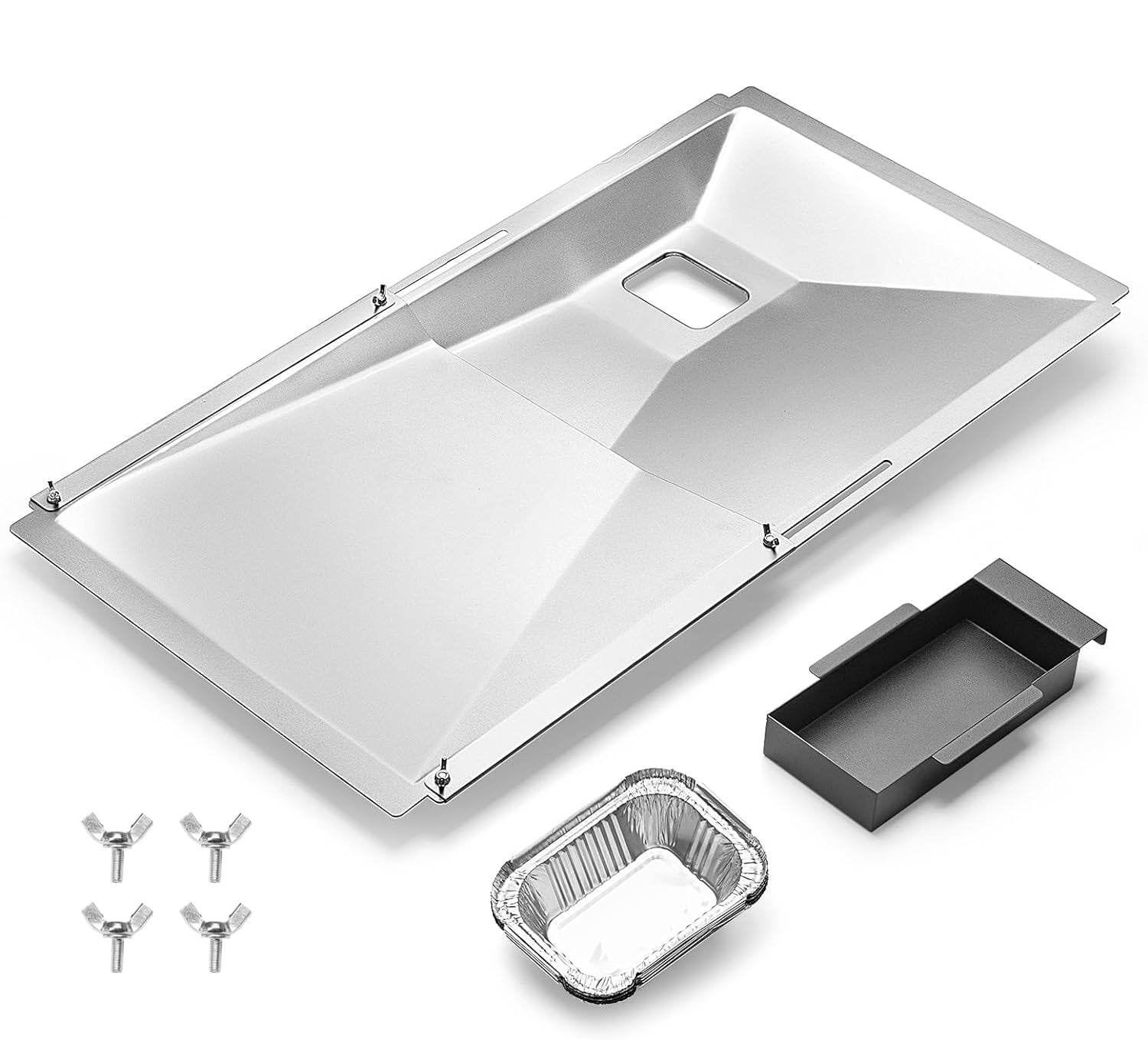 Grease Drip Pan Fits for Nexgrill Spare Parts, Adjustable with Drip ...
