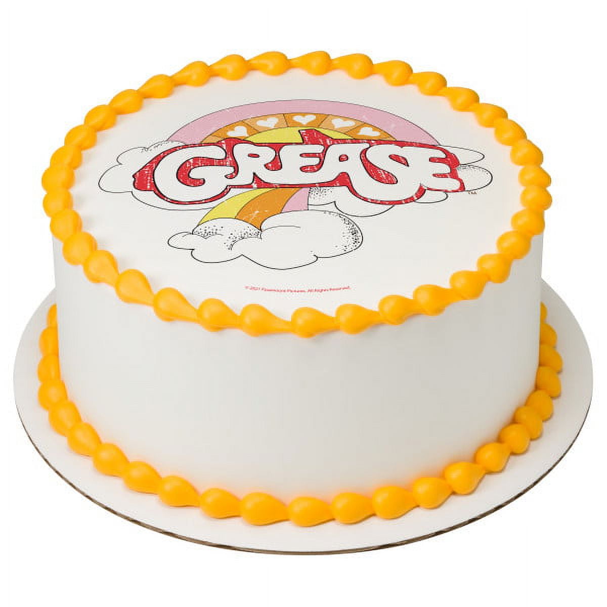 Grease Edible Image Cake Topper (8" Round) - Walmart.com