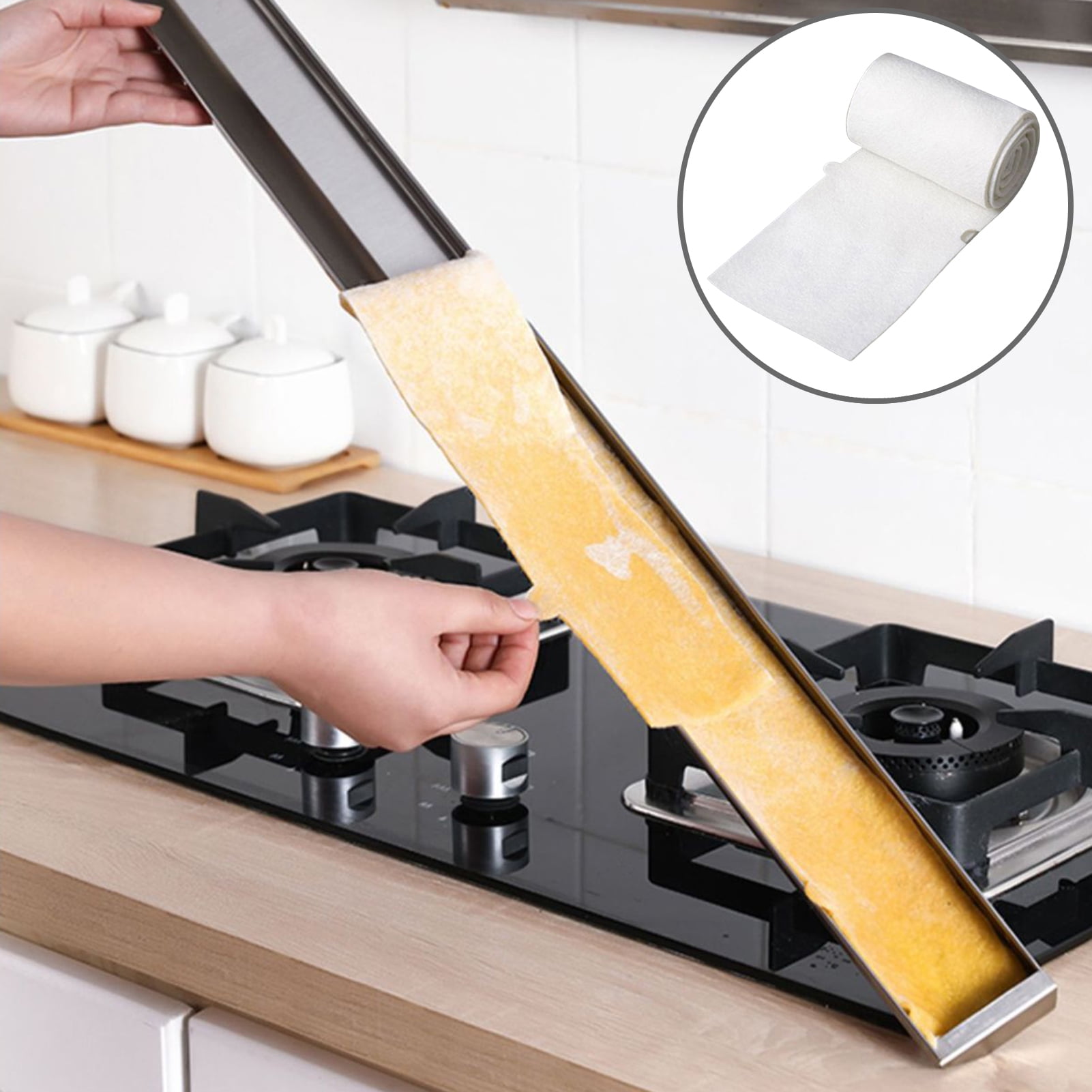 Grease Filter Paper Kitchen Range Hood Oil-absorbing Cotton Kitchen ...