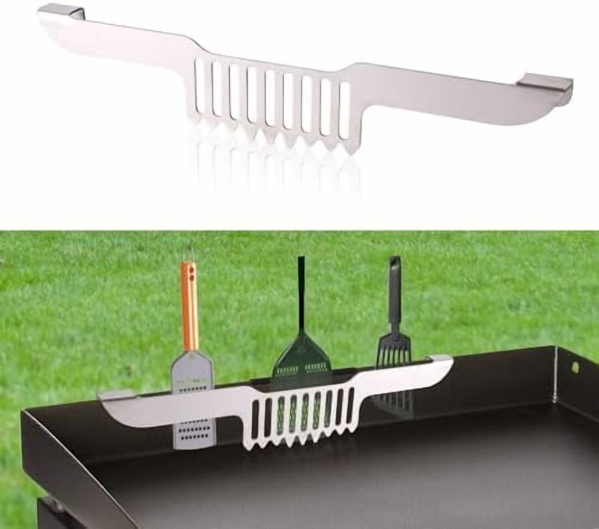 Grease Gate Spatula Holder, 11.81x2.36x0.79 Inch Stainless Steel ...