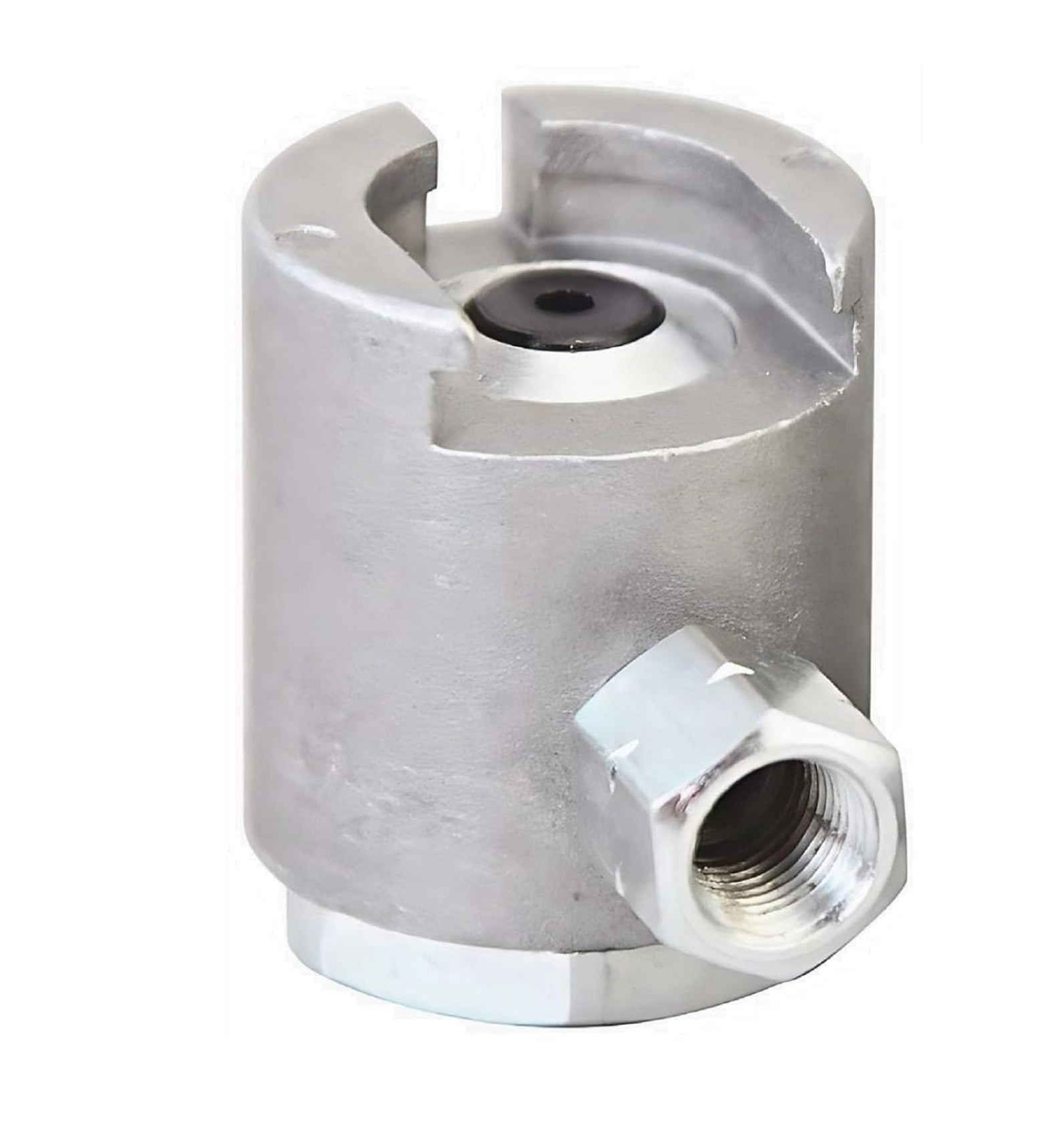 Grease Gun Button-Head Coupler: 1/8" NPT Thread, 5/8" Button Diameter ...