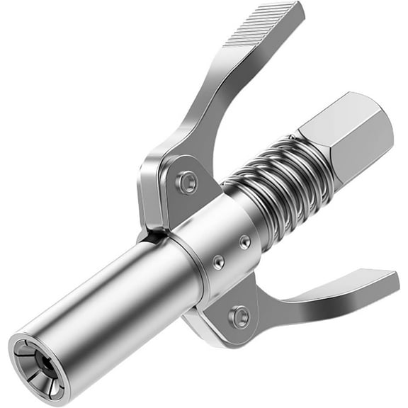 Grease Gun Coupler, Double Handle Quick Lock Release Grease Tips Ends ...
