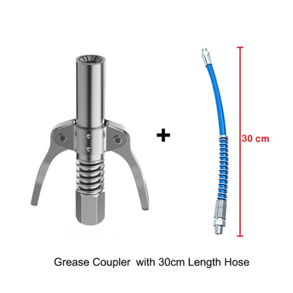 Grease Gun Coupler Quick Release Lock Dual Handle Grease Gun Tip 10000 ...
