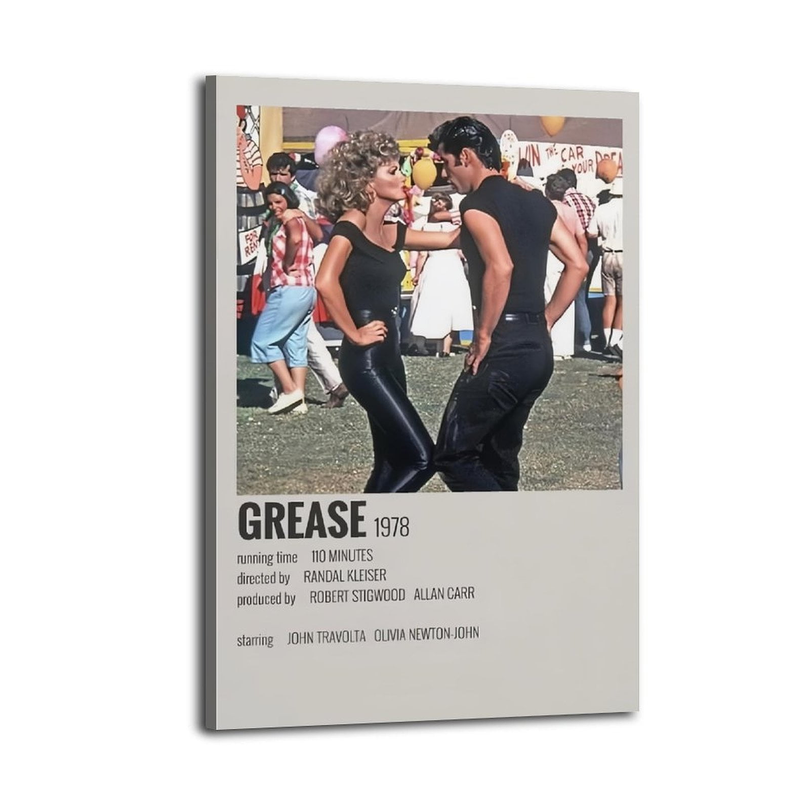 Grease Movie Canvas Art Wall Decor Posters Home Bar Restaurant Garage ...