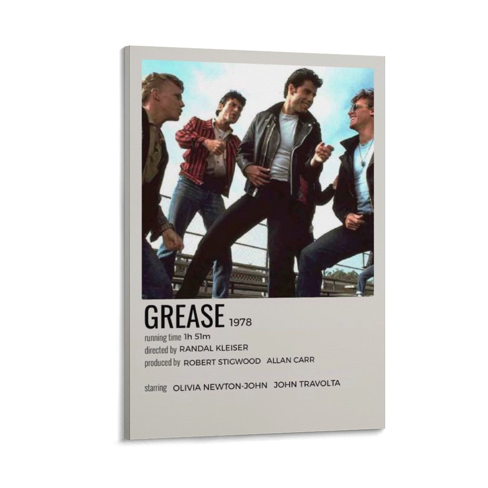 Grease Movie Poster (12) Canvas Wall Art Prints Poster Gifts Photo ...