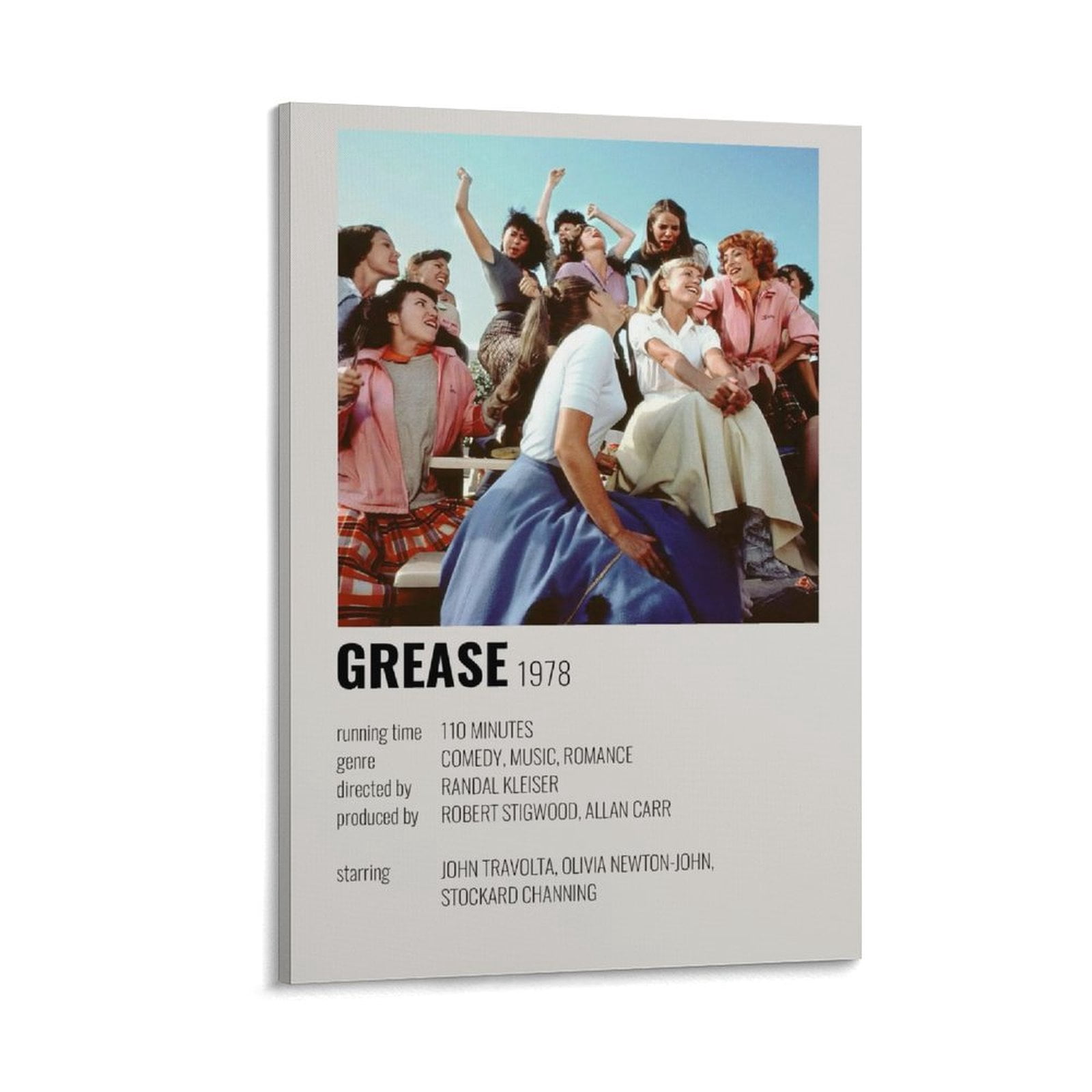 Grease Movie Poster (16) Posters Wall Art Painting Canvas Gift Living ...
