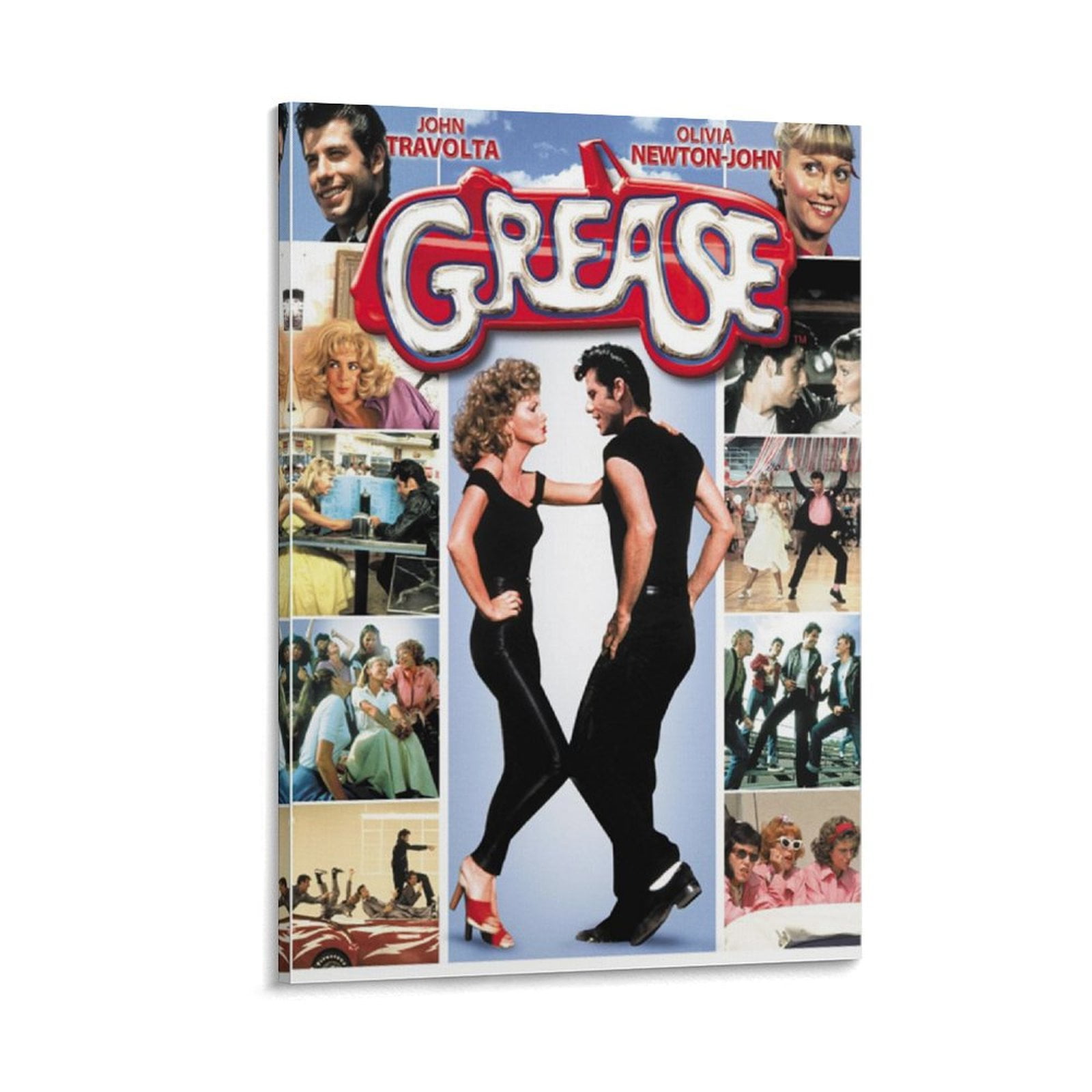 Grease Movie Poster (19) Room Aesthetic Poster Print Art Wall Painting ...