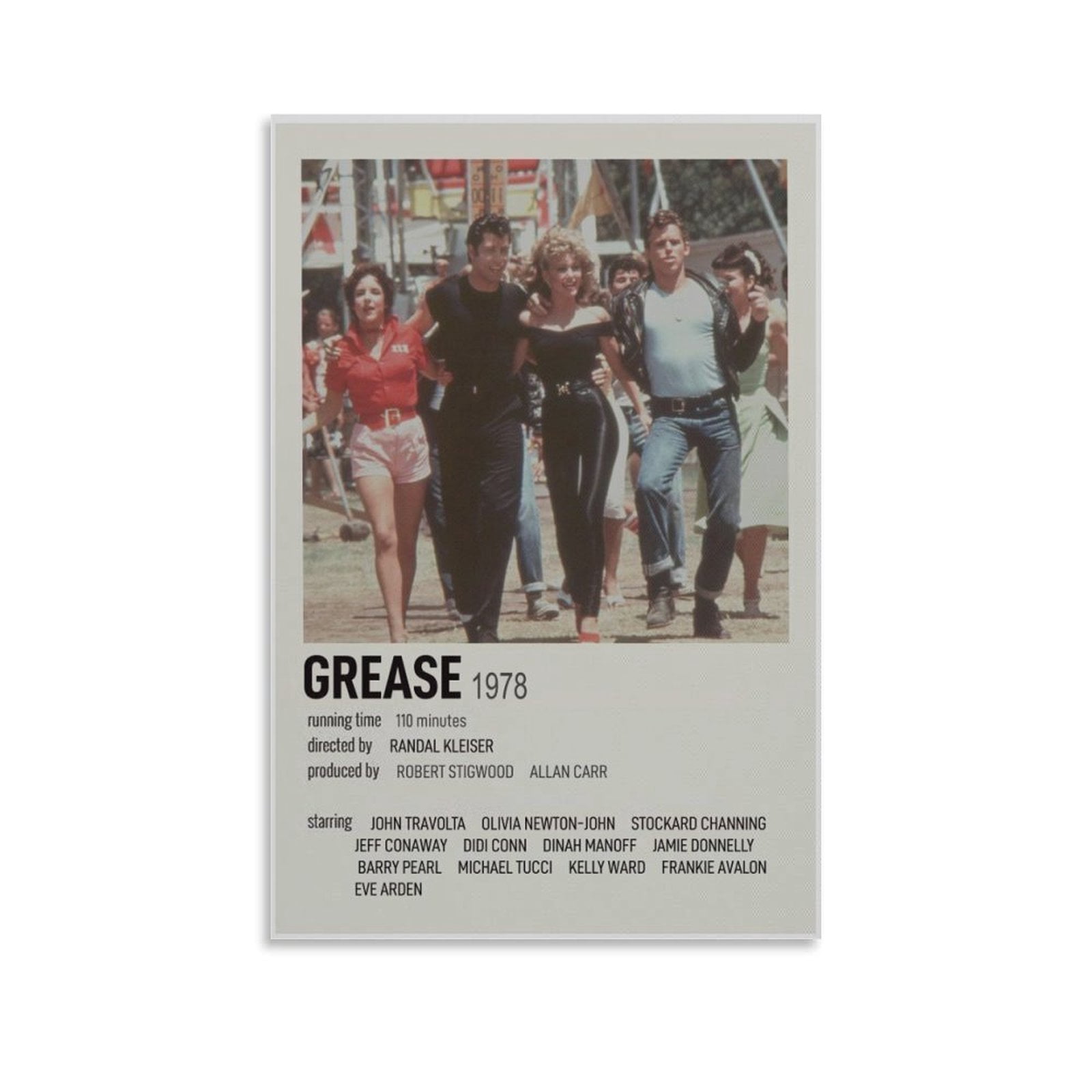 Grease Movie Poster (20) Canvas Wall Art Poster Decorative Bedroom ...