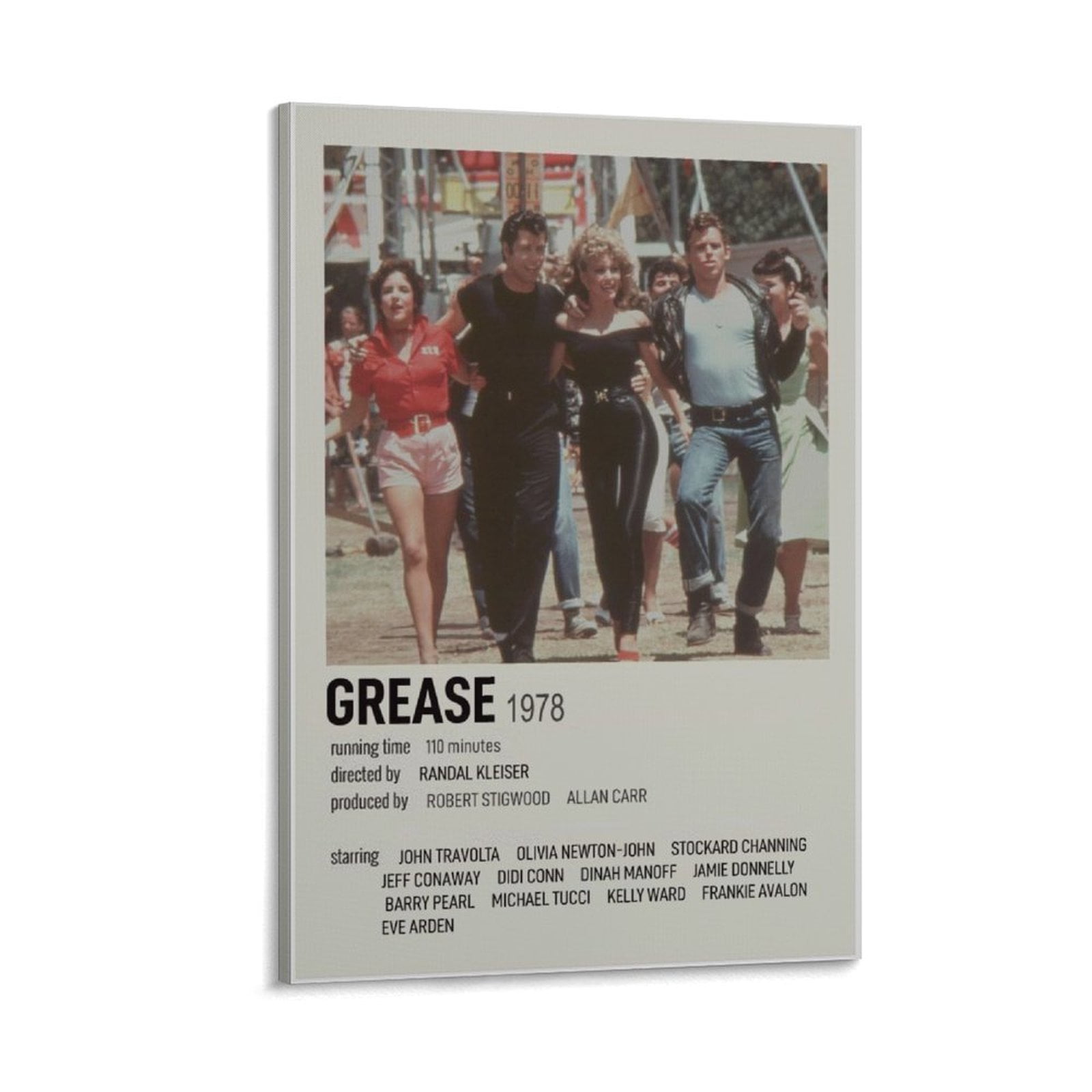 Grease Movie Poster (20) Posters Wall Art Painting Canvas Gift Living ...
