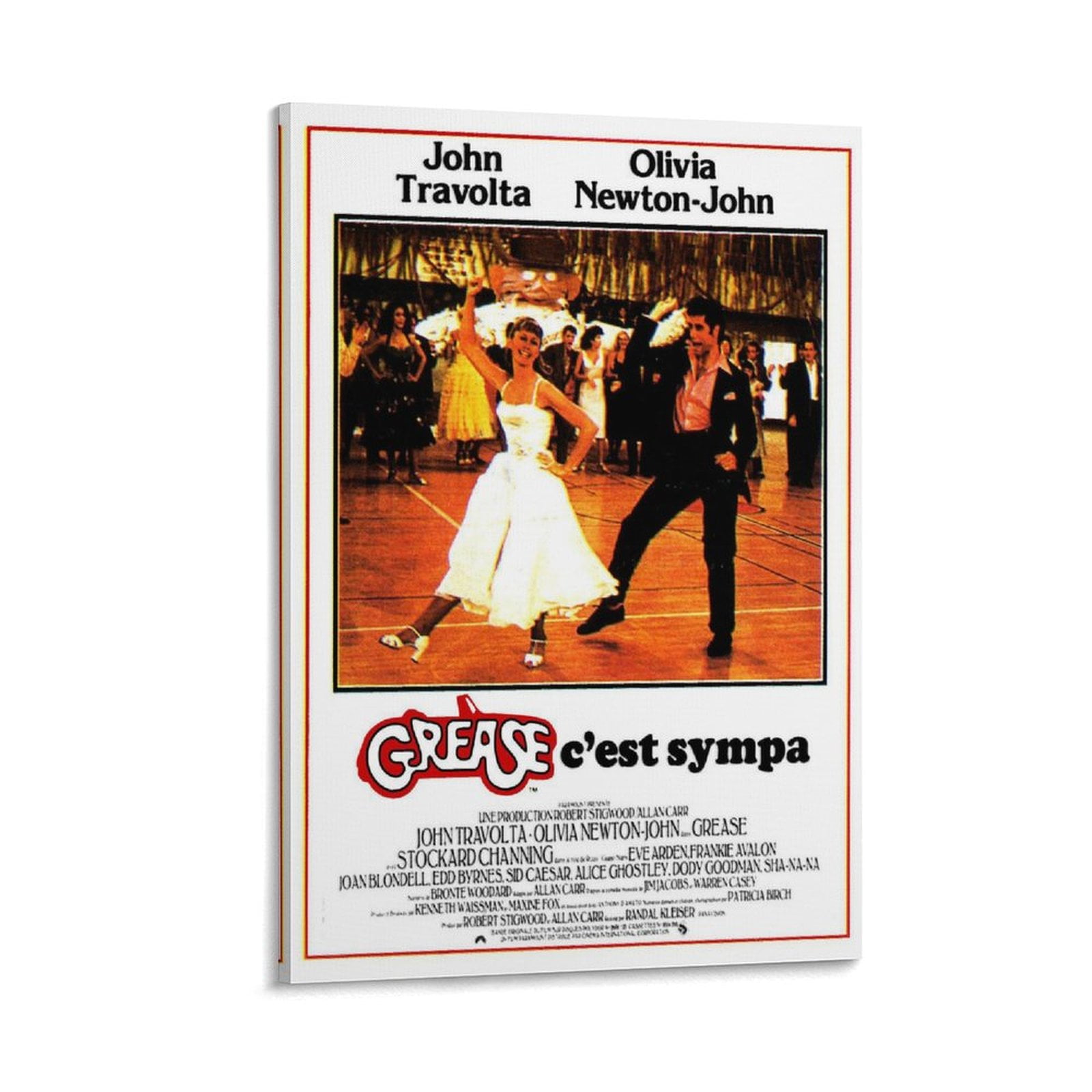 Grease Movie Poster (22) Canvas Art Poster and Wall Art Picture Print ...