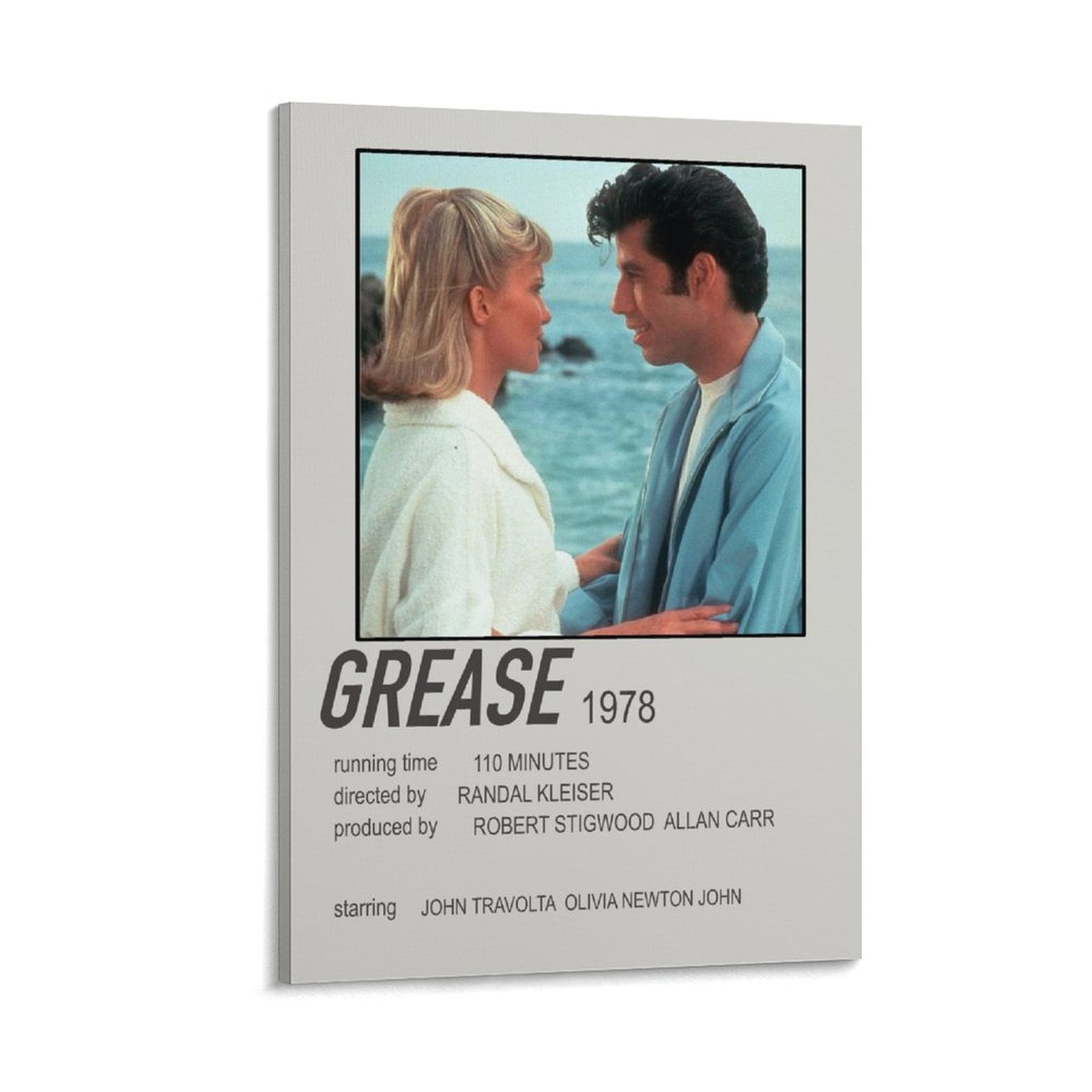 Grease Movie Poster (7) Canvas Poster Wall Art Picture Prints Hanging ...