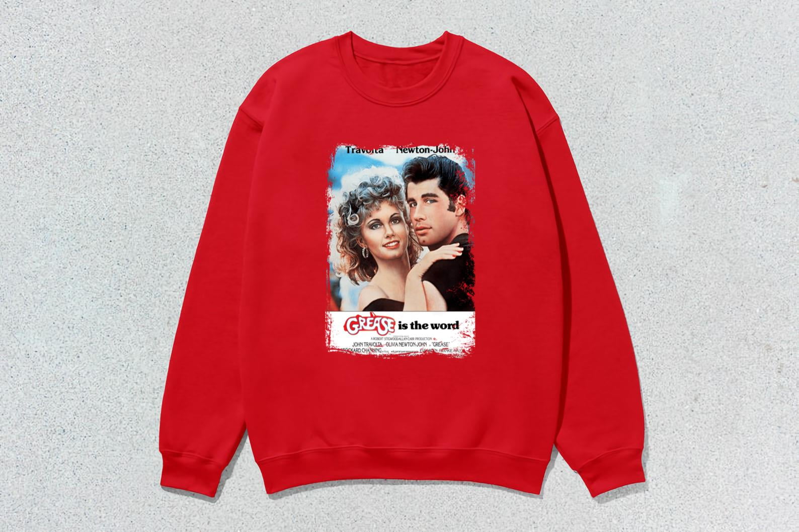 Grease - Movie Poster Inspired Unisex Black T-Shirt - Walmart.com