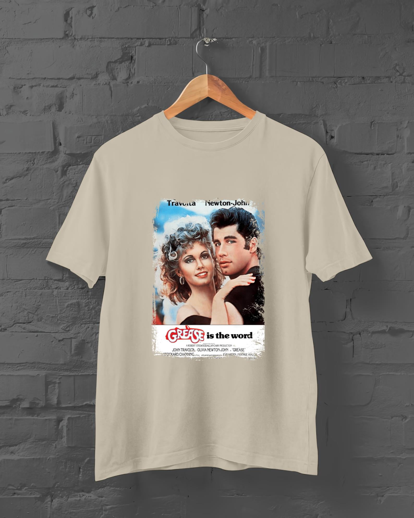 Grease - Movie Poster Inspired Unisex Black T-Shirt - Walmart.com