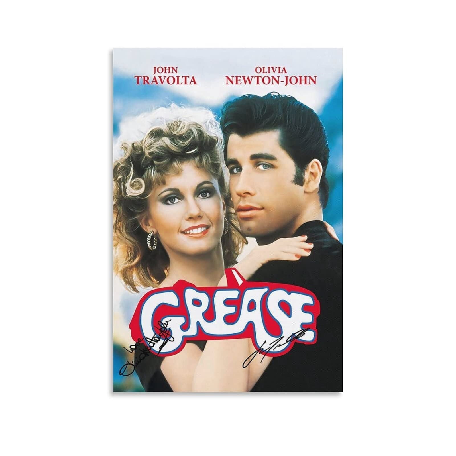 Grease Movie Poster, Vintage Signature Grease Movie Posters,Vintage ...