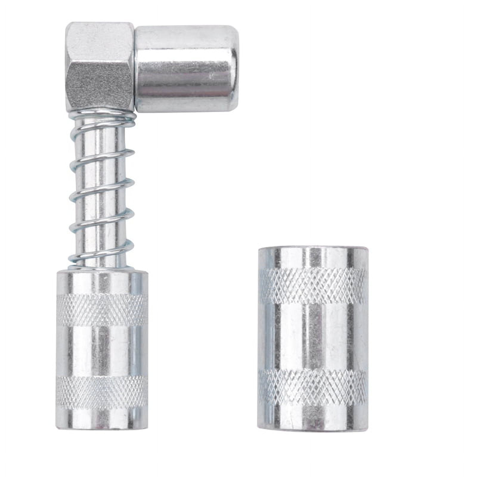Grease Nozzle Adapter - Accessory 90 Degree Coupler with Sleeve 3 Jaw ...