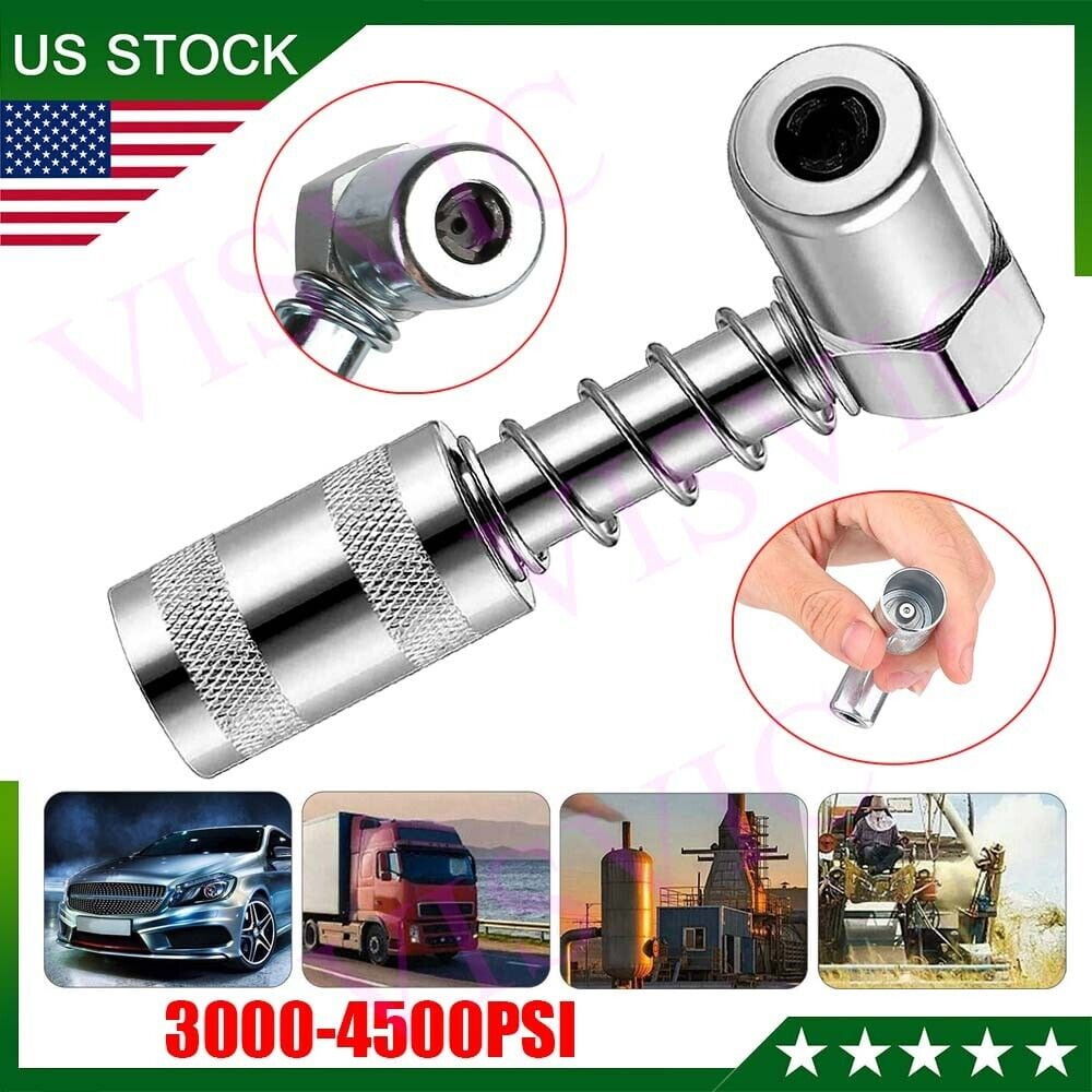 Grease Nozzle Adapter Grease Gun- Accessory 90 Degree Grease Coupler ...