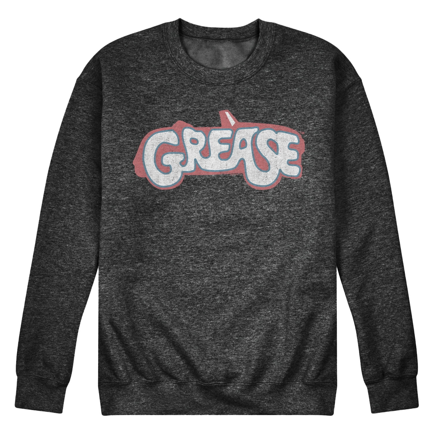 Grease - Original Movie Art - Men's Crew Neck Fleece Pullover - Walmart.com