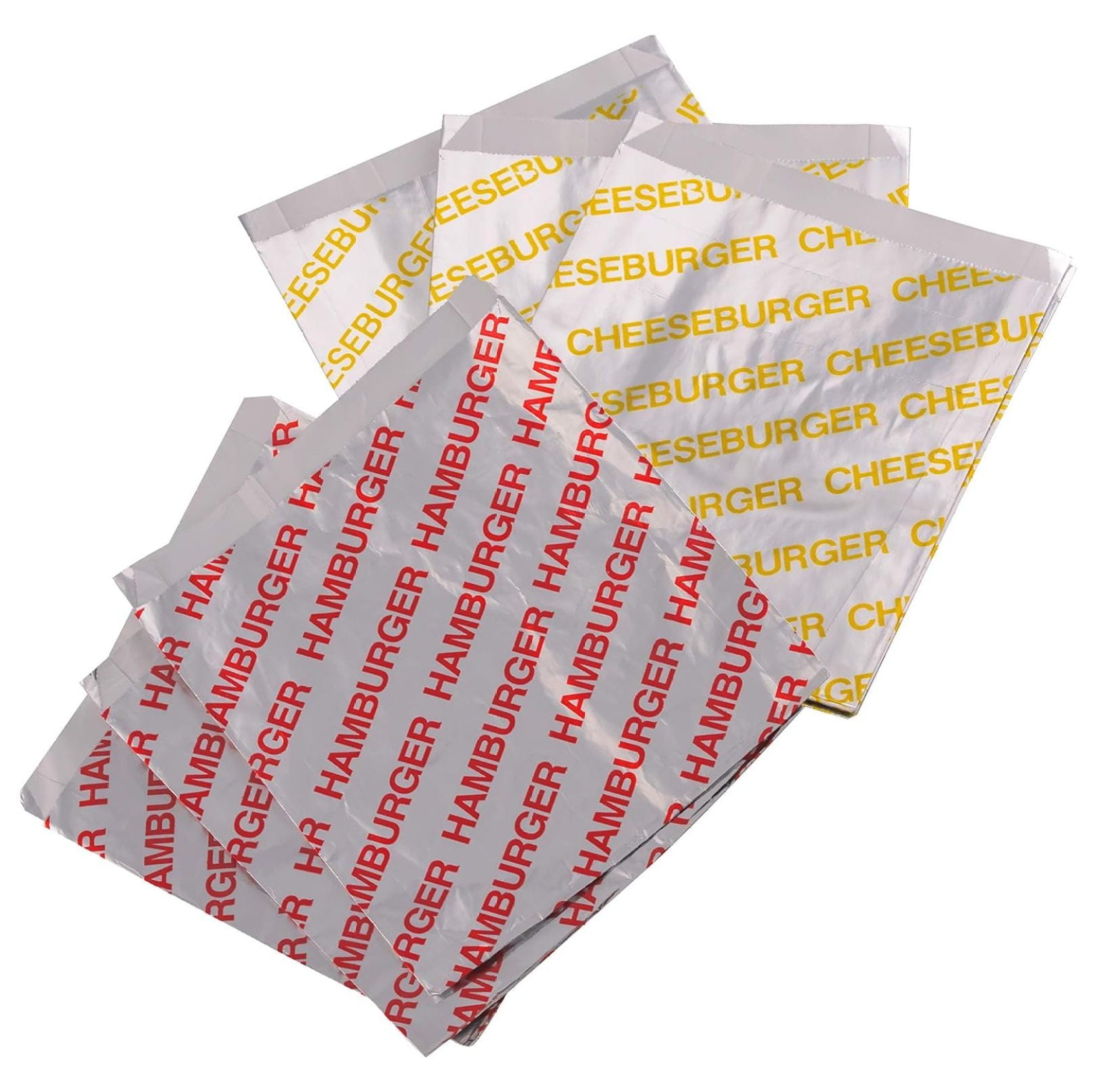 , Grease Proof Burger Wrappers Combo 200pk. Insulated, Pro Quality Bulk ...