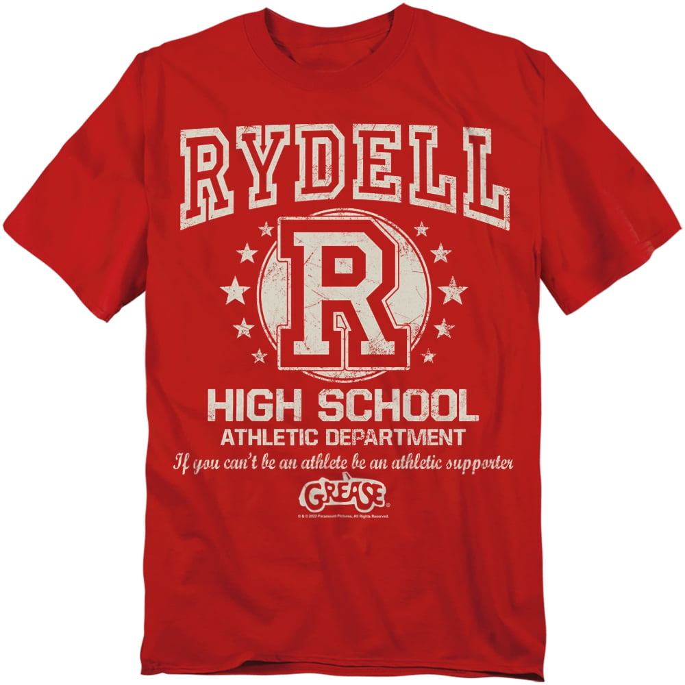 Grease Rydell High Mens Short Sleeve Shirt - Walmart.com