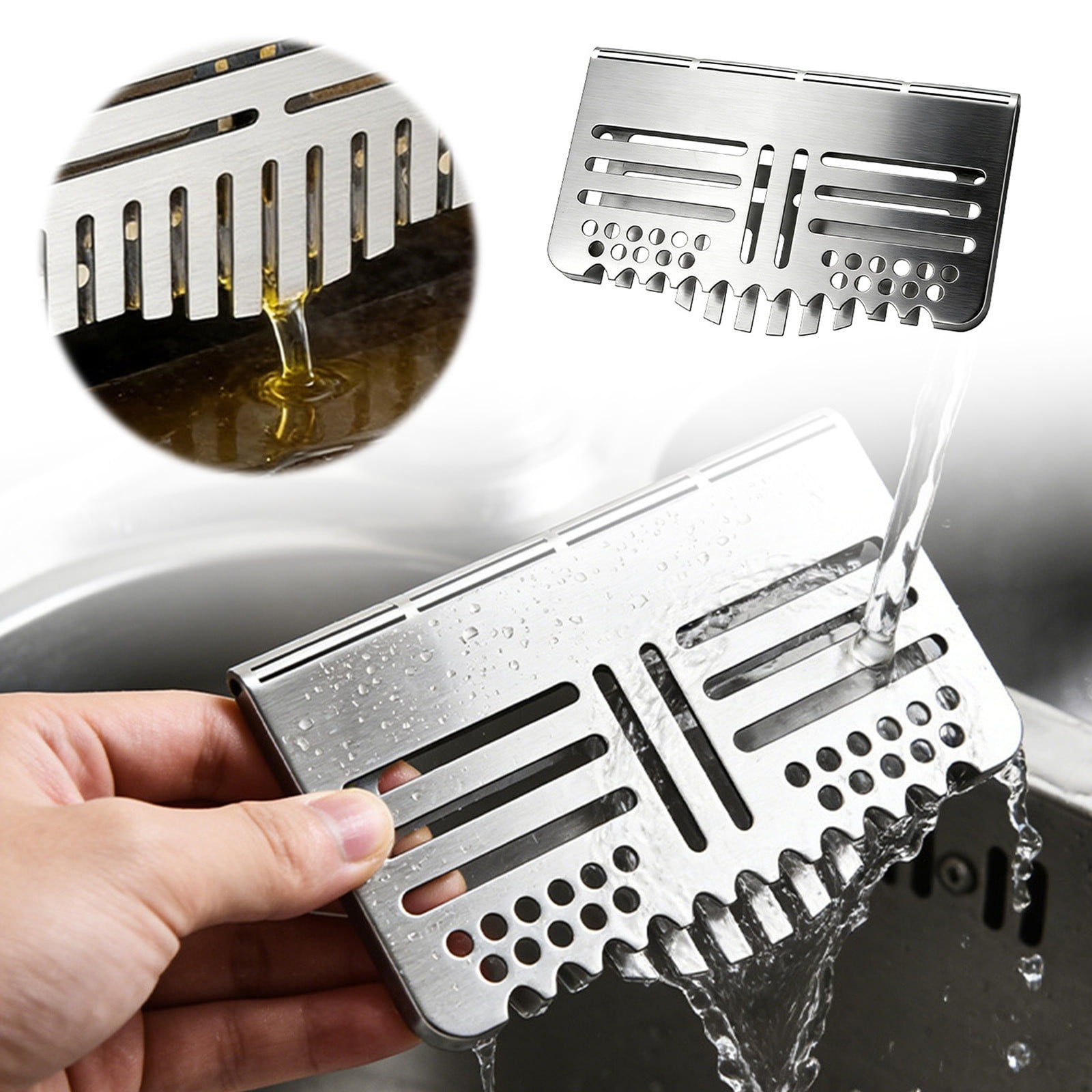 Grease Splatter Guard For Baking Pans And Cookie Sheets Adjustable ...