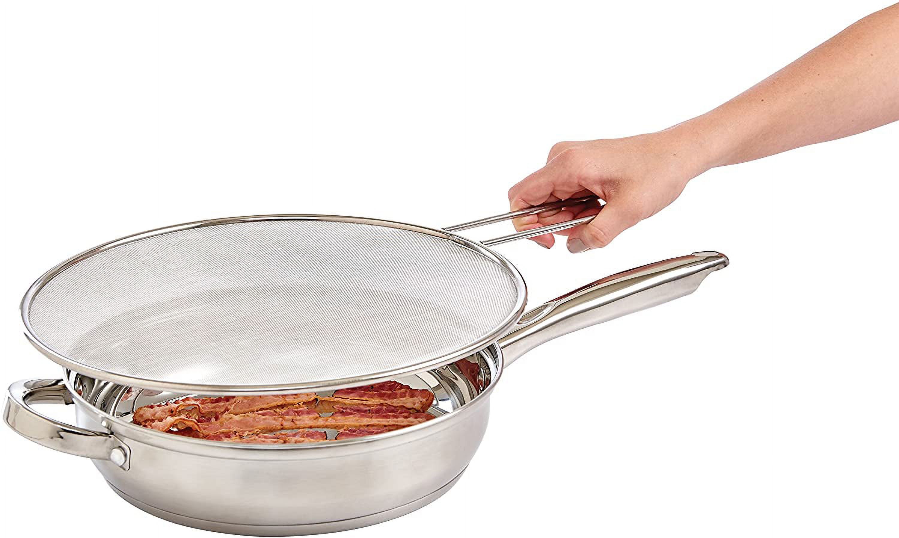 Grease Splatter Guard,Frywall Splatter Guard,Oil Proofing Lid,Spill ...