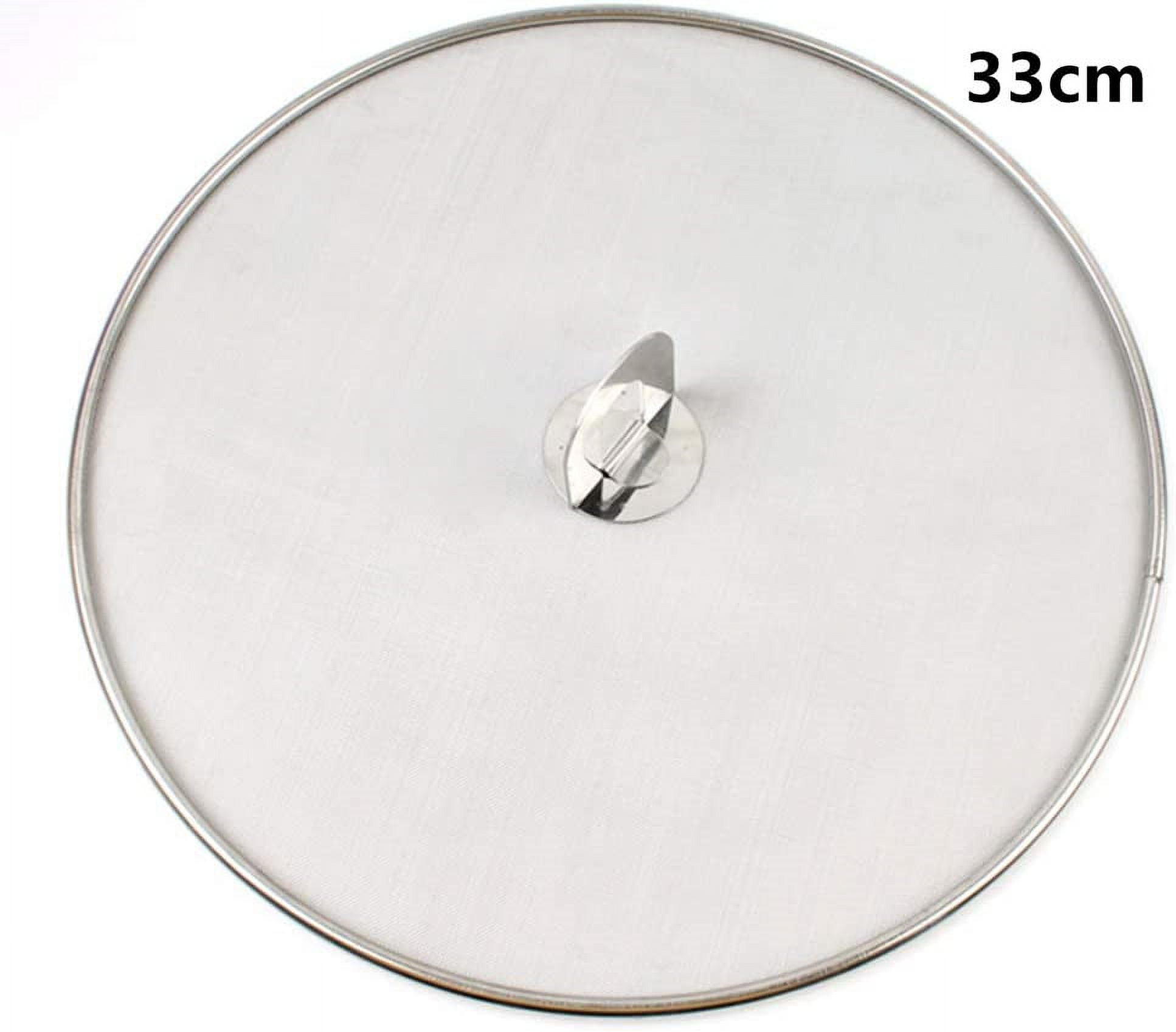 Grease Splatter Screen,13"Stainless Steel Oil Splatter Cover for Frying ...