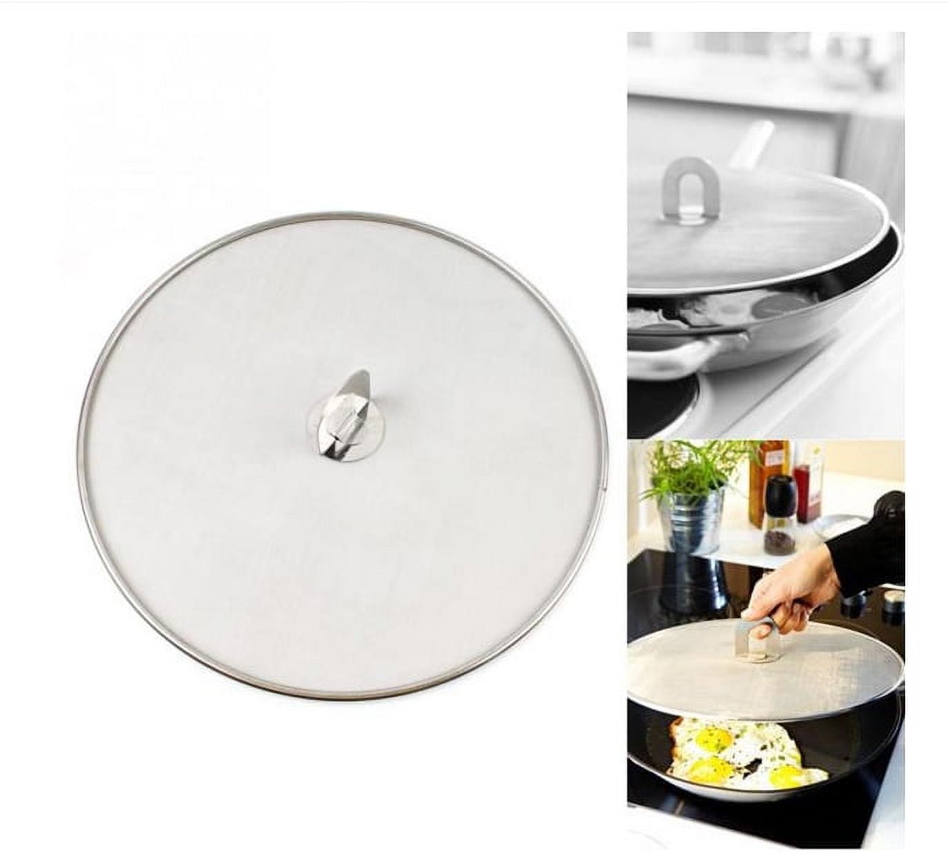Grease Splatter Screen for Frying Pan with Fold Flat Knob,Topboutique ...