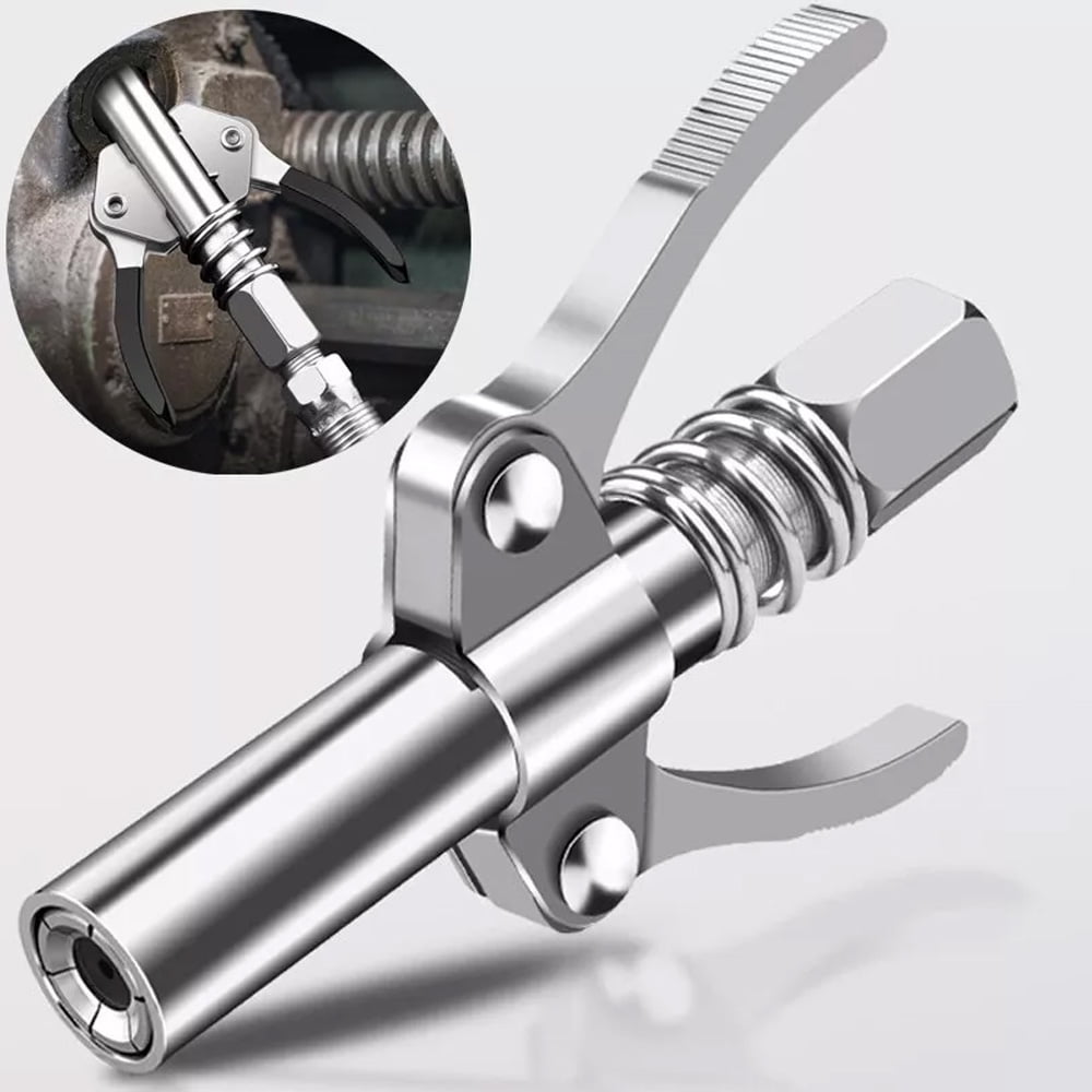 Grease Tool Coupler Quick Lock and Release Double Handle 10000 PSI High ...