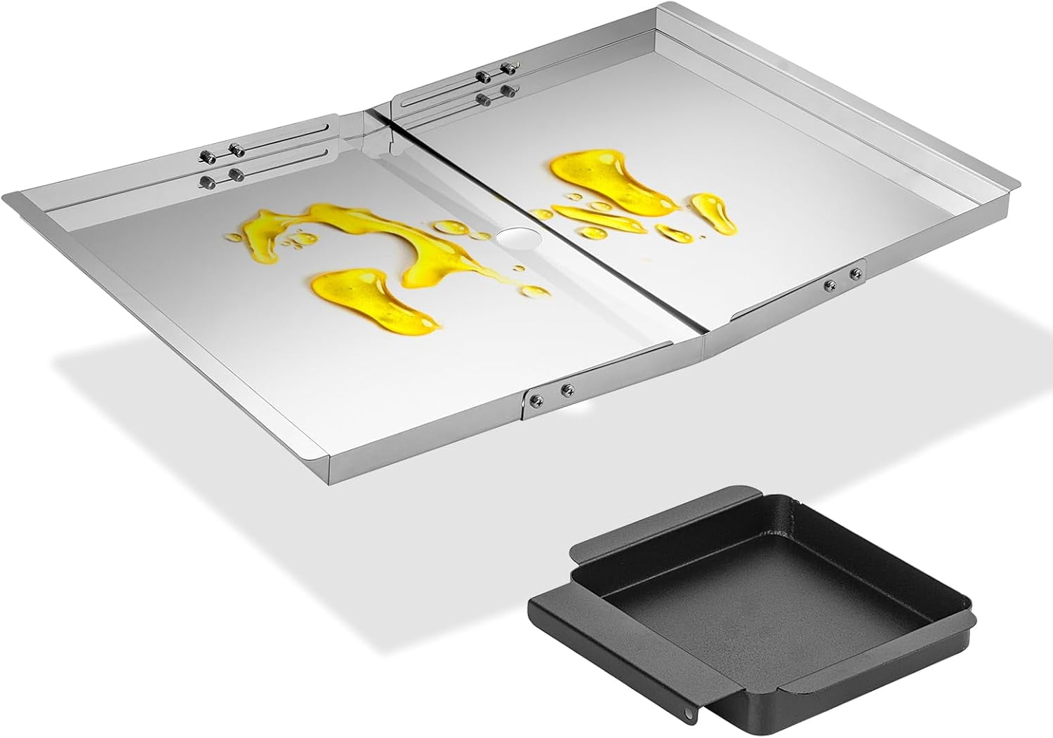 "JCLMER Grease Tray with Catch Pan for 24"" to 30"" 4/5 Burner Gas ...