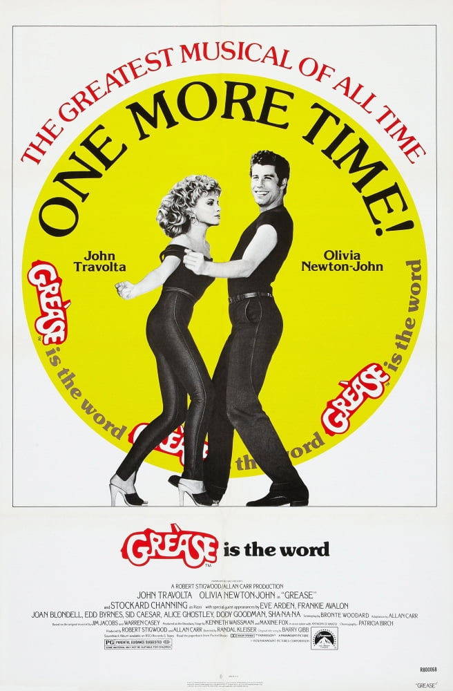 Grease Us Poster From Left: Olivia Newton-John John Travolta 1978 ...