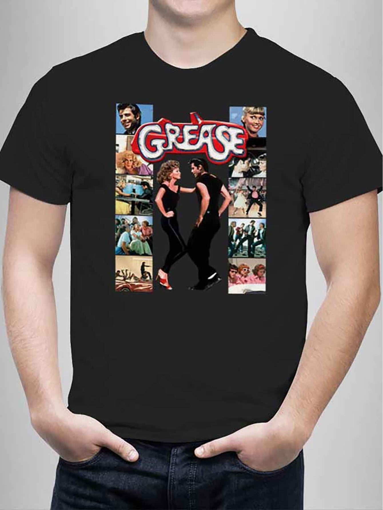 Grease WT 007 239244 funny Men’s Short Sleeve Graphic T-shirt ...