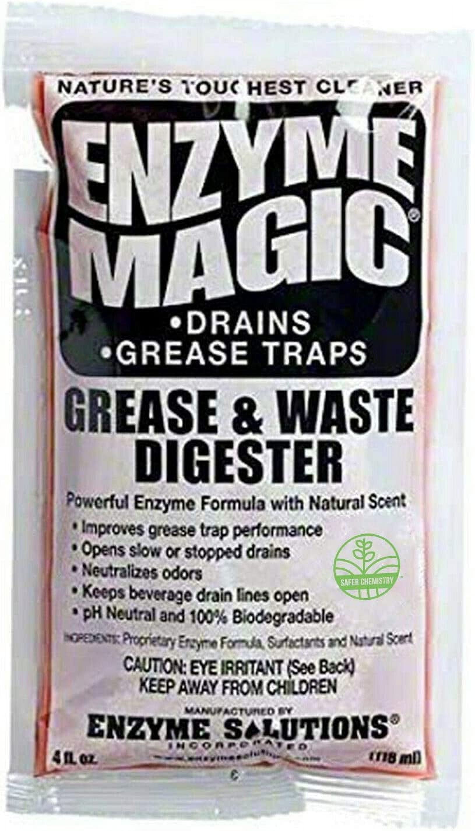 Grease & Waste Digester Cleans Slow/Clogged Drains, Urinals, Commodes ...