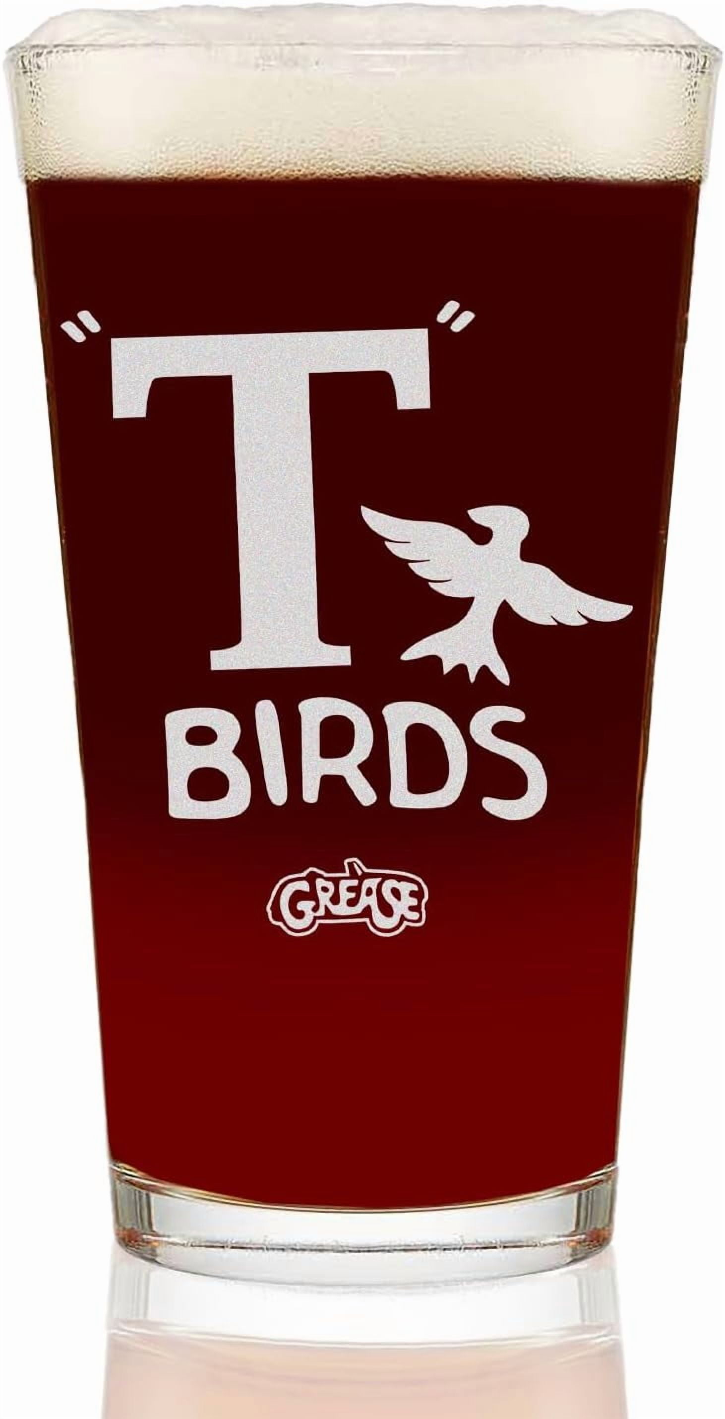 Grease -s Eched Pin Glass - , , Handcrafed Glassware, 16oz. - Perfec ...