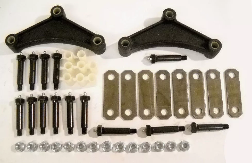 Greaseable Wet Bolt Suspension Rebuild Kit for Tandem Axle Trailers - 3 ...
