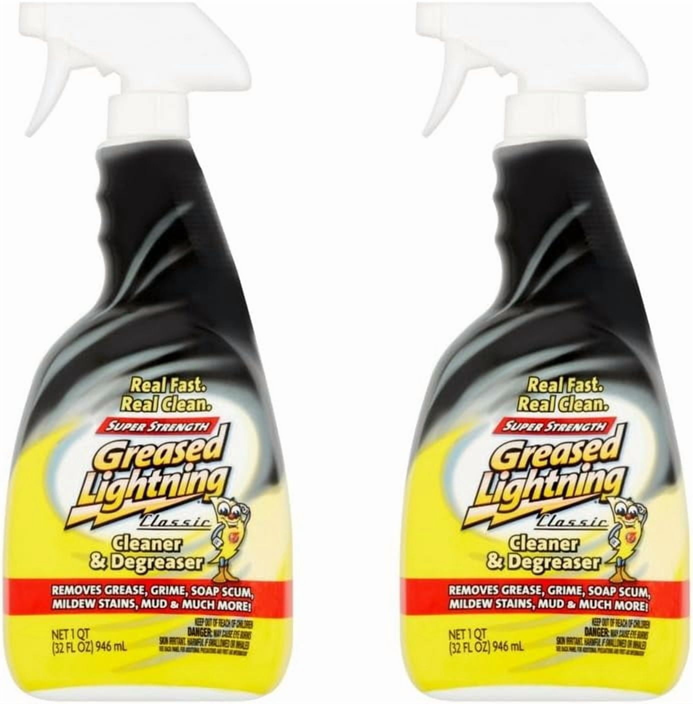 Greased Lightning Super Strength Multi-Purpose Cleaner & Degreaser, 40 fl oz (1) (2 pack ...