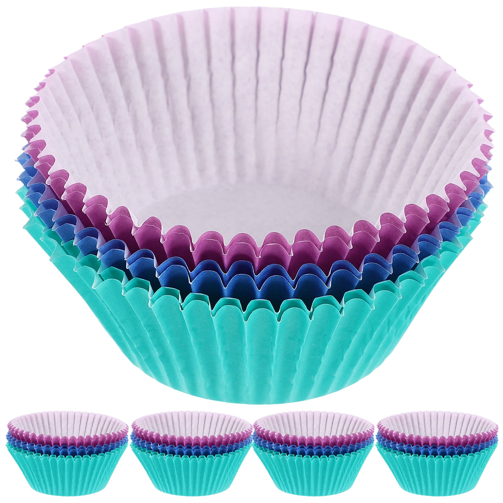 Greaseproof Baking Cups Paper Cupcake Liners 300 Pcs Disposable ...
