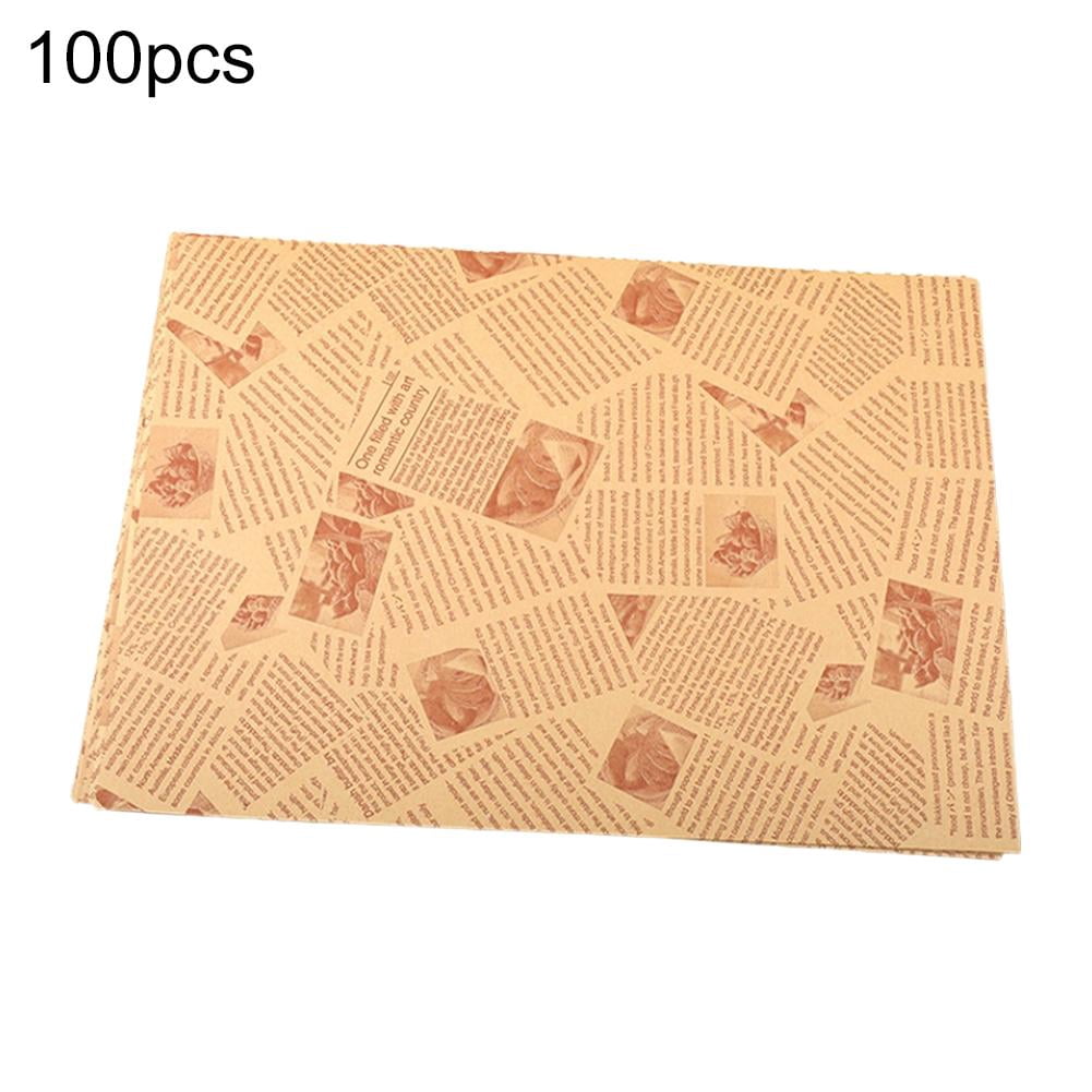 Greaseproof Food Wrapping Paper Sheets 100 Pack, 11x15 Inch Sandwich ...