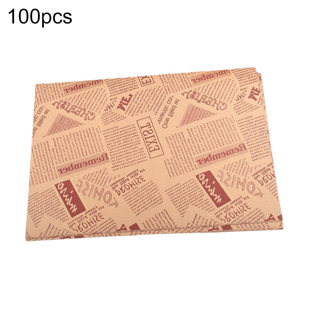 Greaseproof Food Wrapping Paper Sheets 100 Pack, 11x15 Inch Sandwich ...