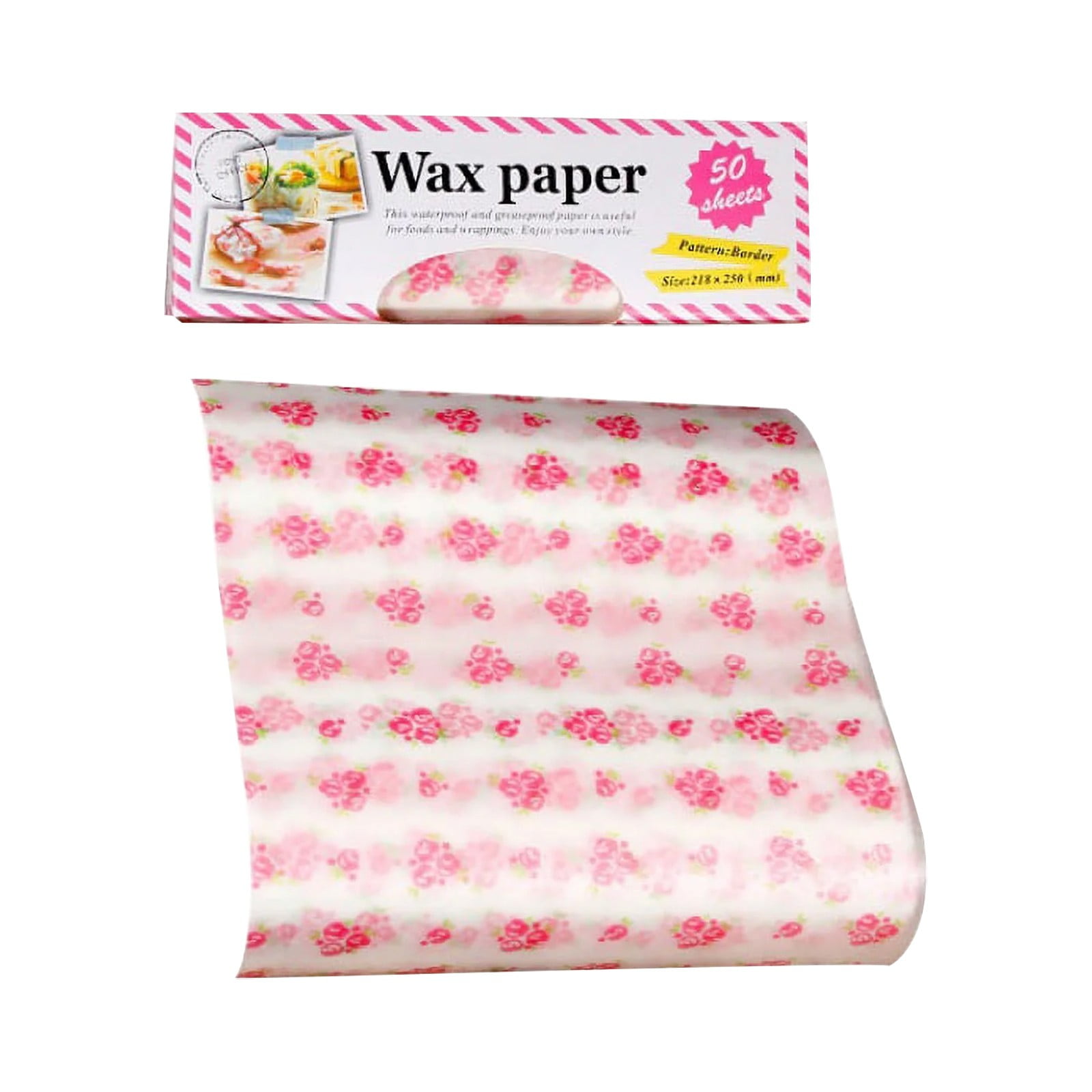 Greaseproof Paper, Ongmies 50 Sheets Wax Paper Greaseproof Paper Food ...
