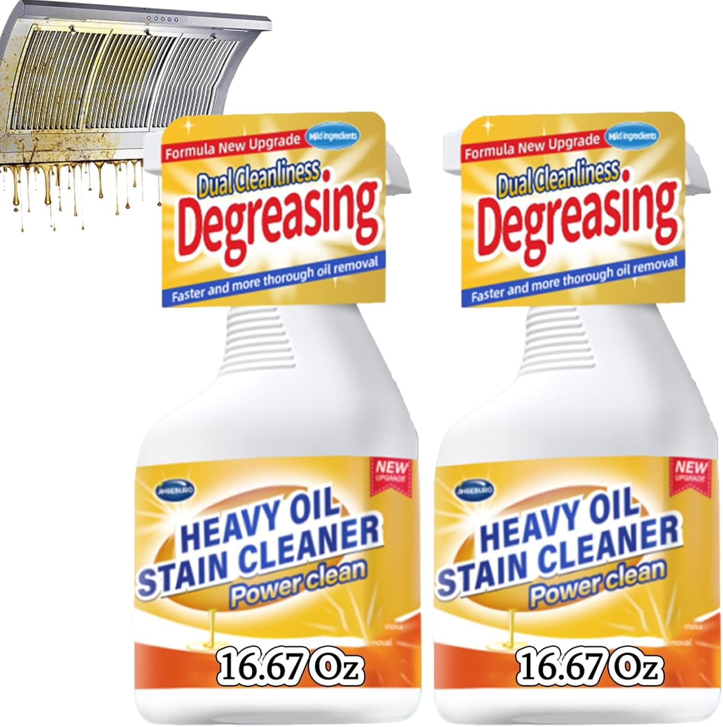 Greasy Kitchen Cabinet Cleaner,16.67 Fl Oz Liapu Heavy Duty Degreaser Cleaner Spray ...