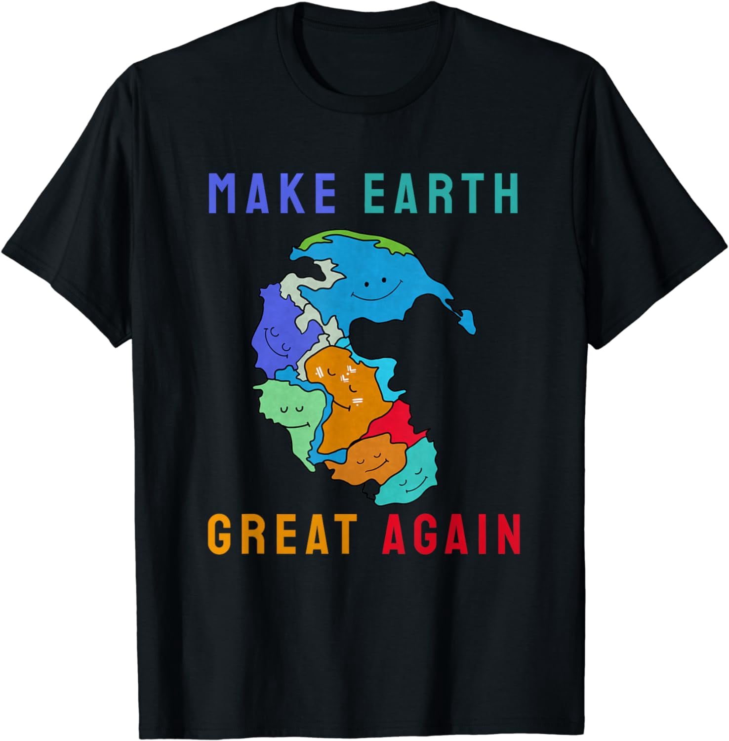 Great Again T-Shirt Reunite Pangea Make Earth - Walmart.com