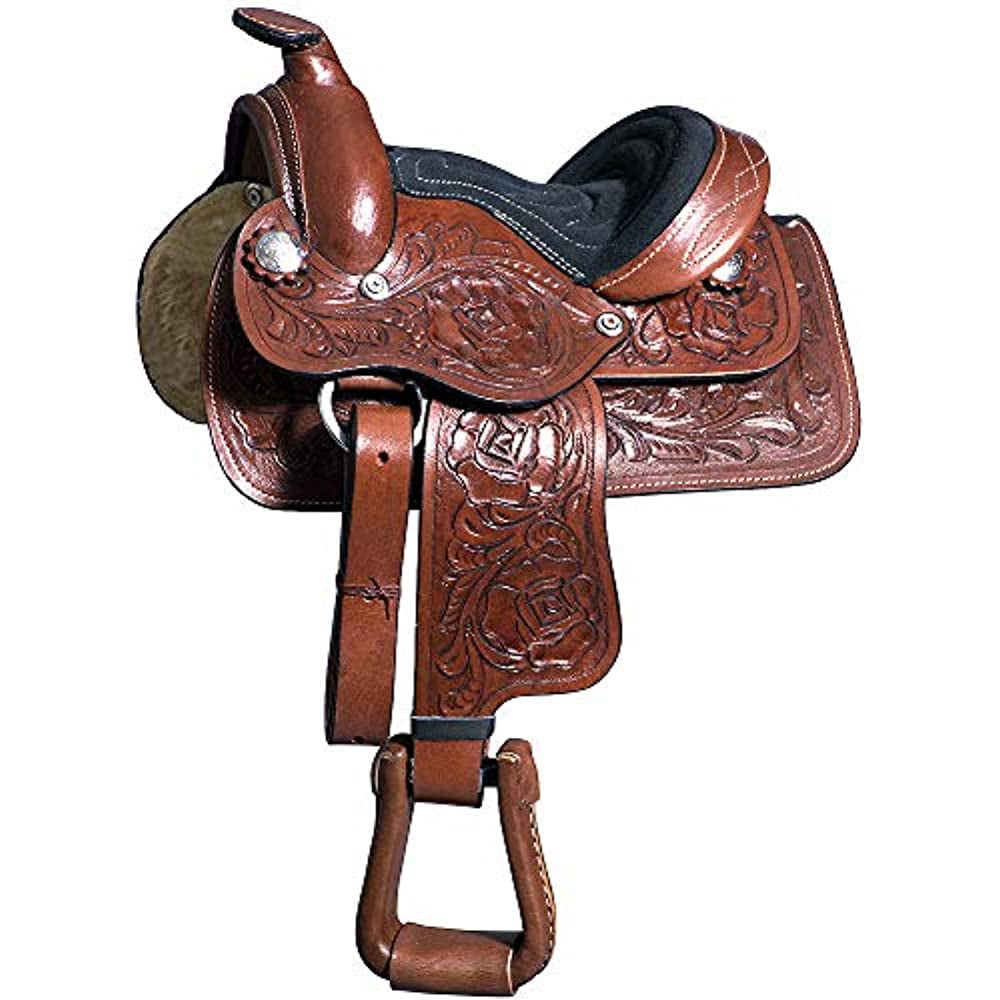 Great American 8" Kids Youth Children Miniature Pony Saddle Leather ...