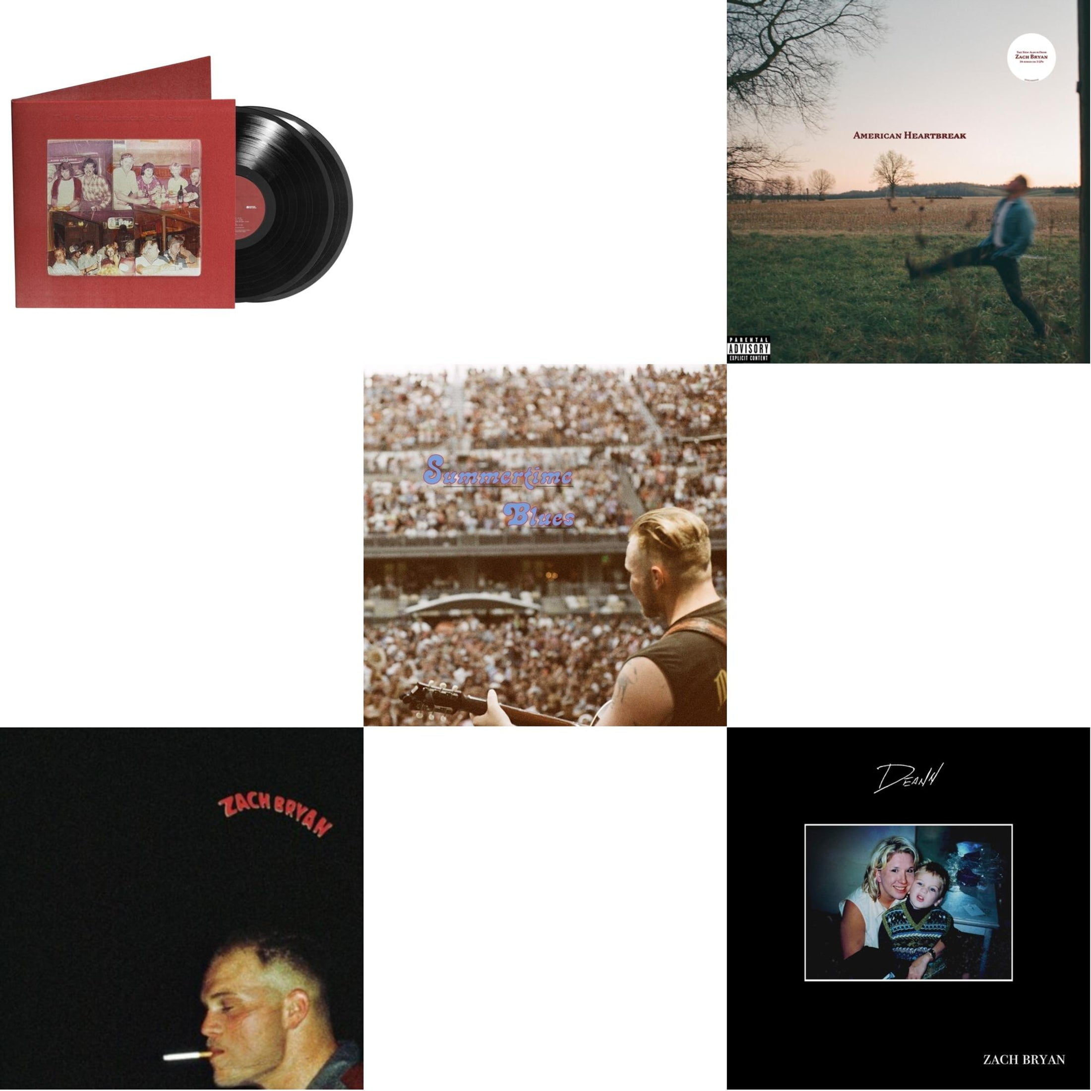 Great American Bar Scene (2LP) & Zach Bryan (2LP) & Summertime Blues ...