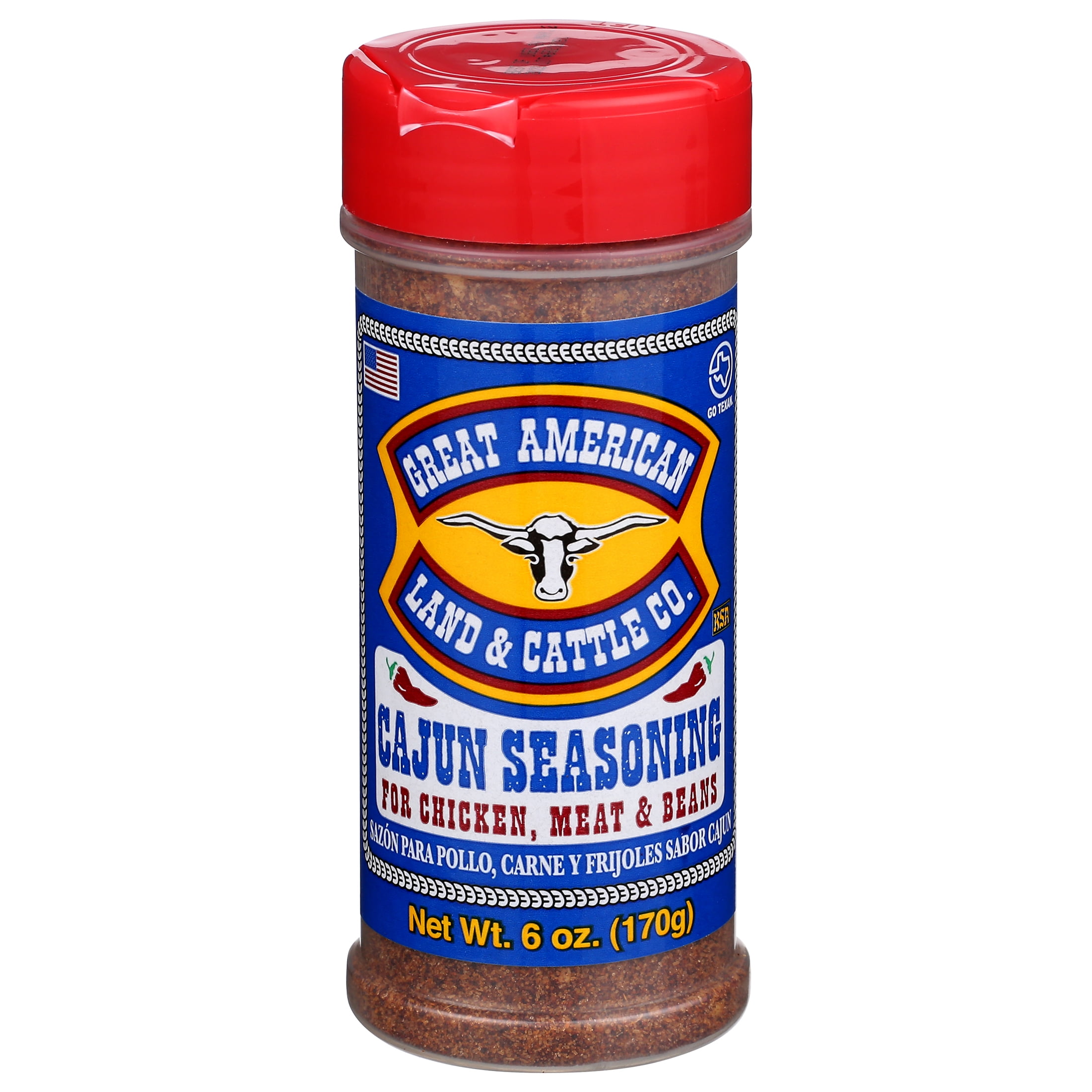Great American Land And Cattle Co. Cajun Seasoning, 6 oz - Walmart.com
