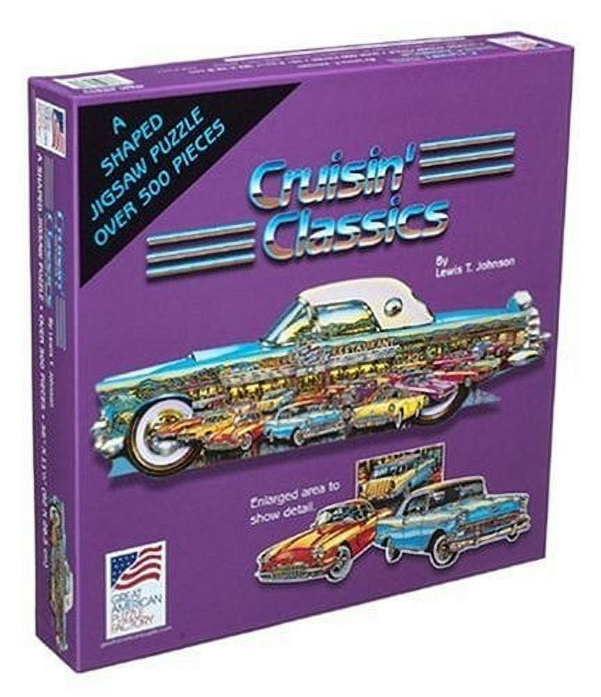 Great American Puzzle Factory Cruisin' Classics 500 Piece Puzzle ...